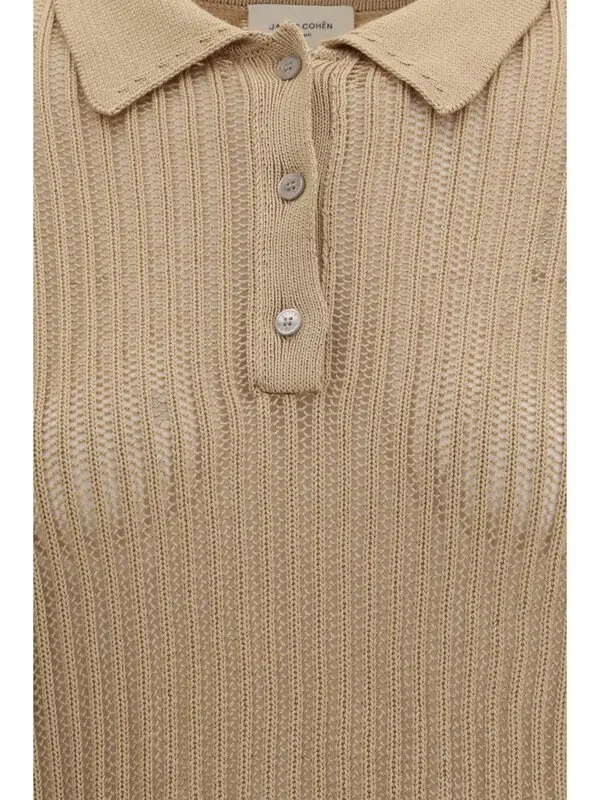Jacob Cohen Cotton Polo - Cream