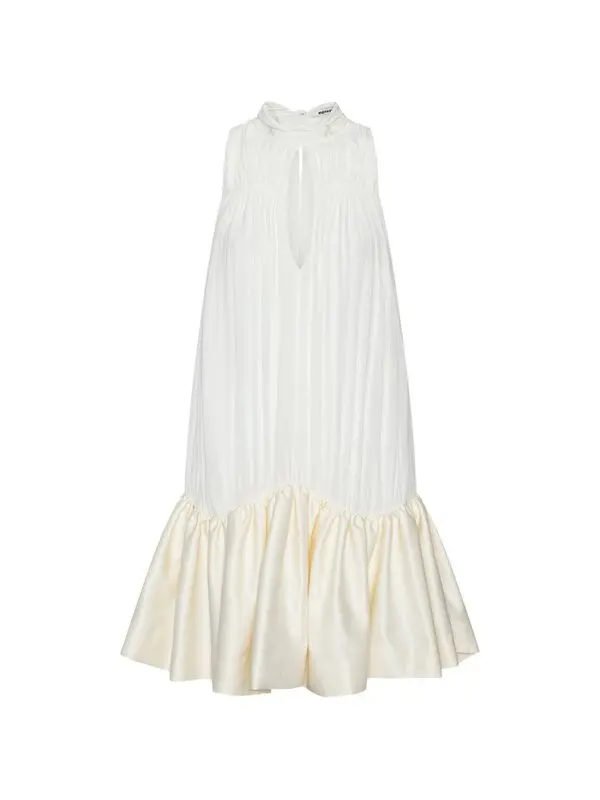 ROTATE BY BIRGER CHRISTENSEN Gathered Mini Dress