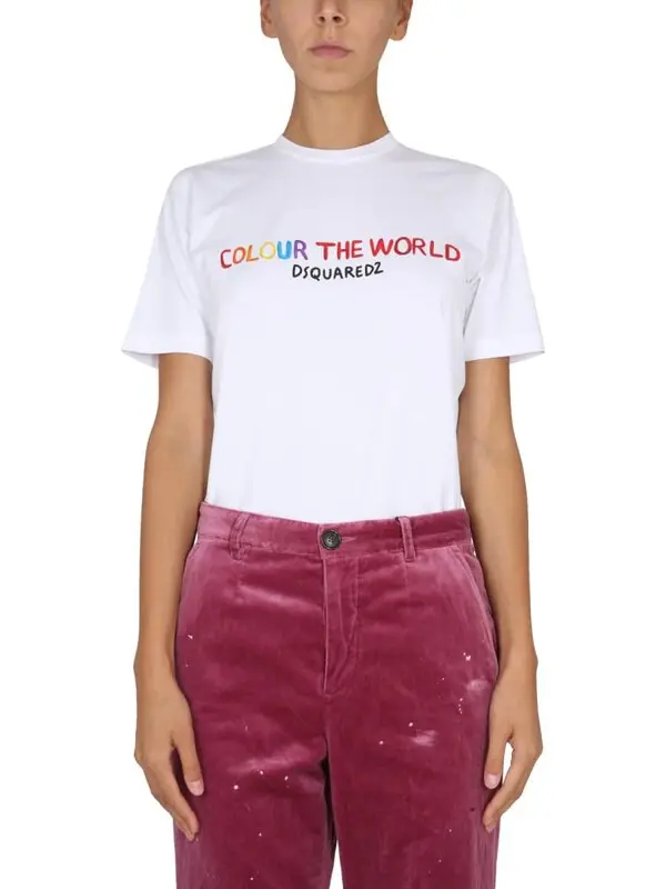 Dsquared2 T-shirt With Logo - White