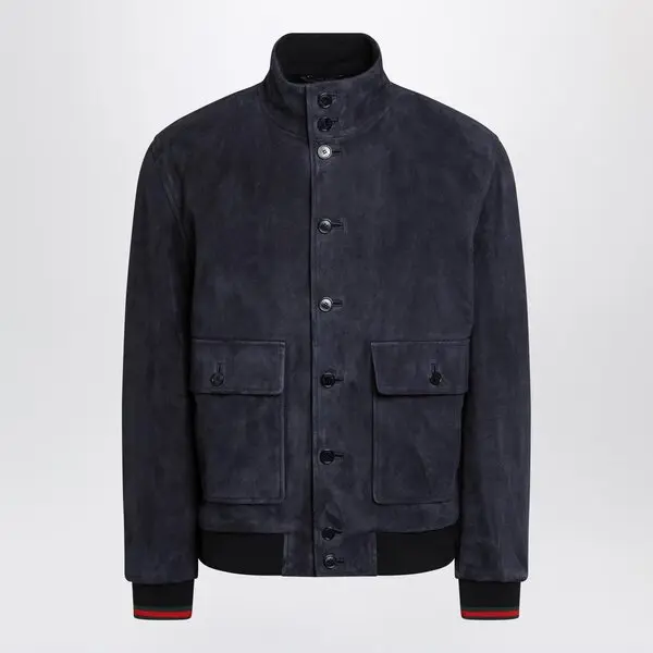 Gucci Leather Jacket - Blue