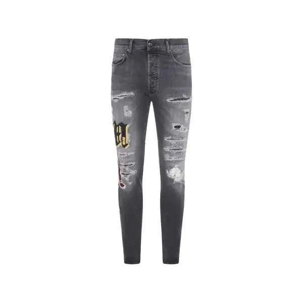 Amiri Skinny Denim Jeans - Gray
