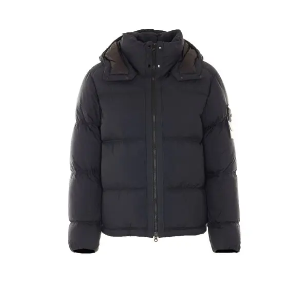 Stone Island Matt Ripstop Cordura Logo Down Jacket