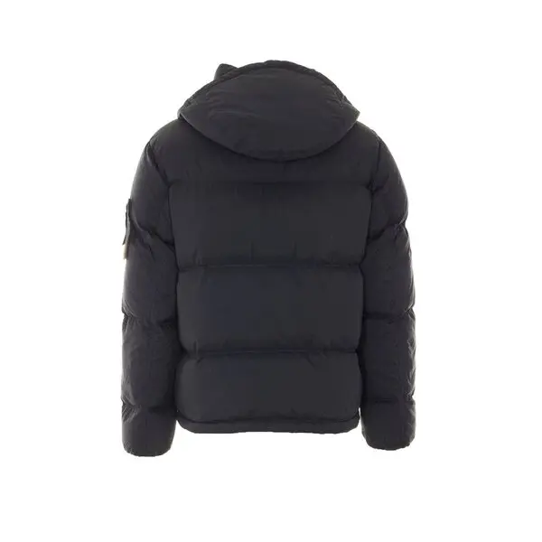 Stone Island Matt Ripstop Cordura Logo Down Jacket