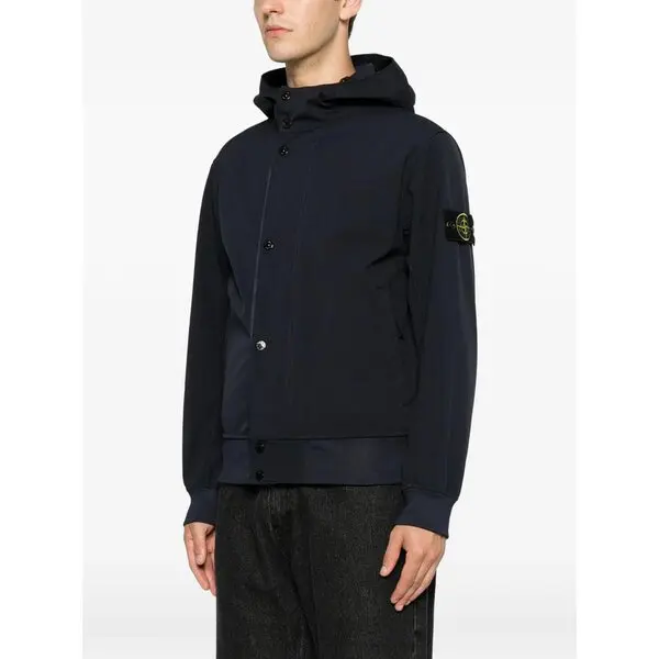Stone Island Hooded Jacket - Blue