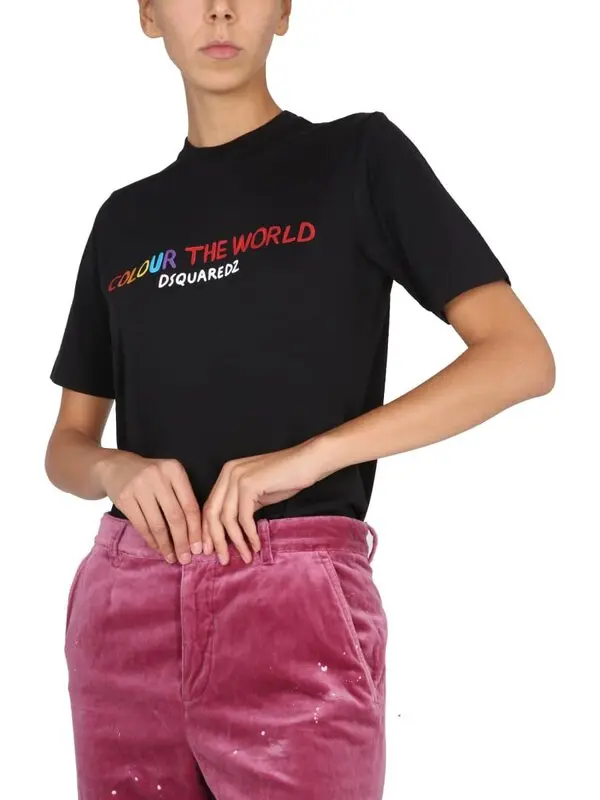 Dsquared2 T-shirt With Logo - Black