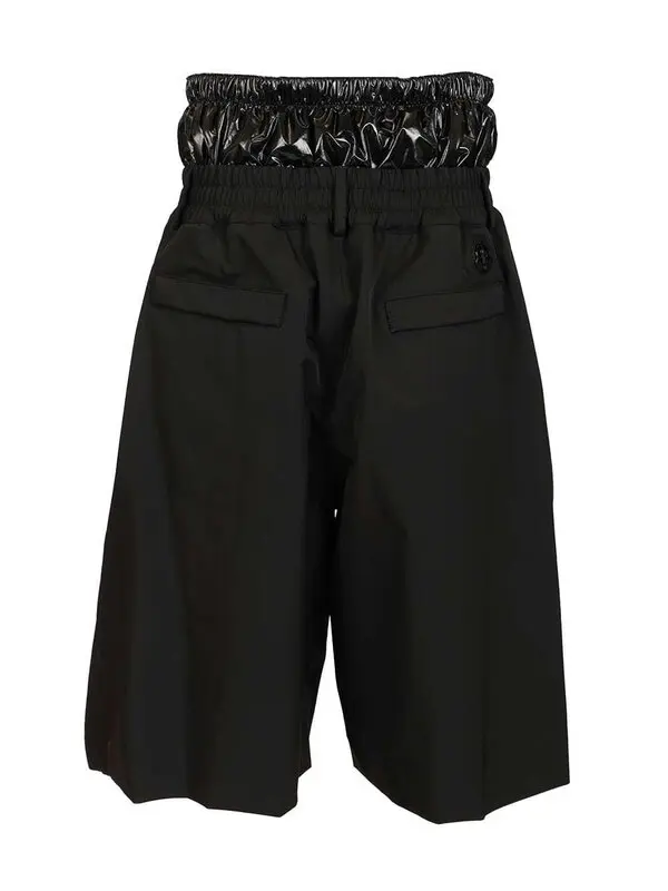 Moncler X A$ap Rocky Logo Print Shorts - Black