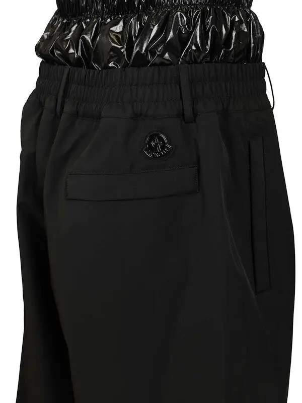 Moncler X A$ap Rocky Logo Print Shorts - Black