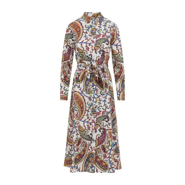Etro Belted Midi Dress