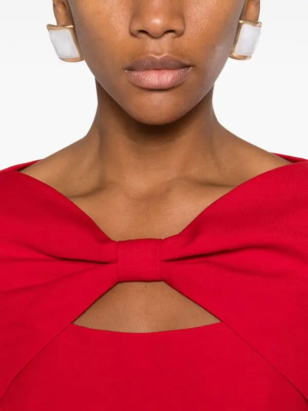 Valentino Garavani Wool And Silk Mini Dress
