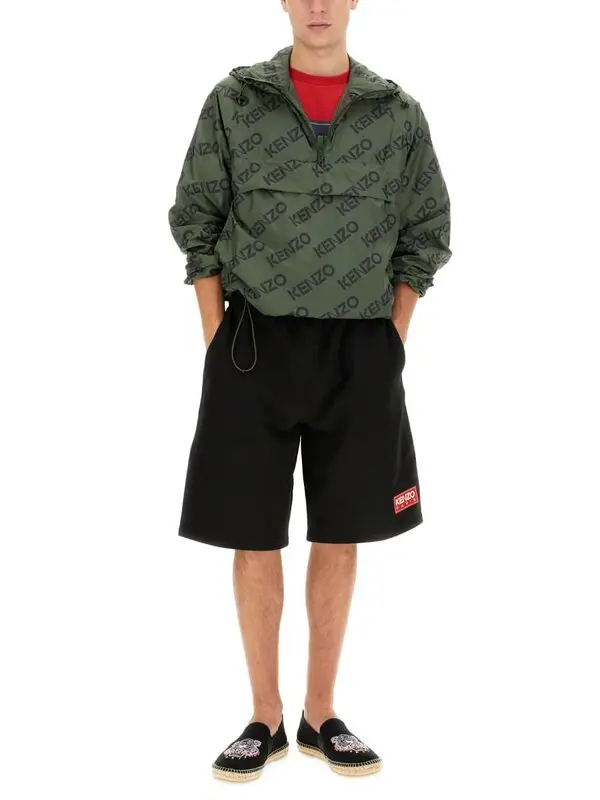 Kenzo Monogram Windbreaker Jacket - Brown