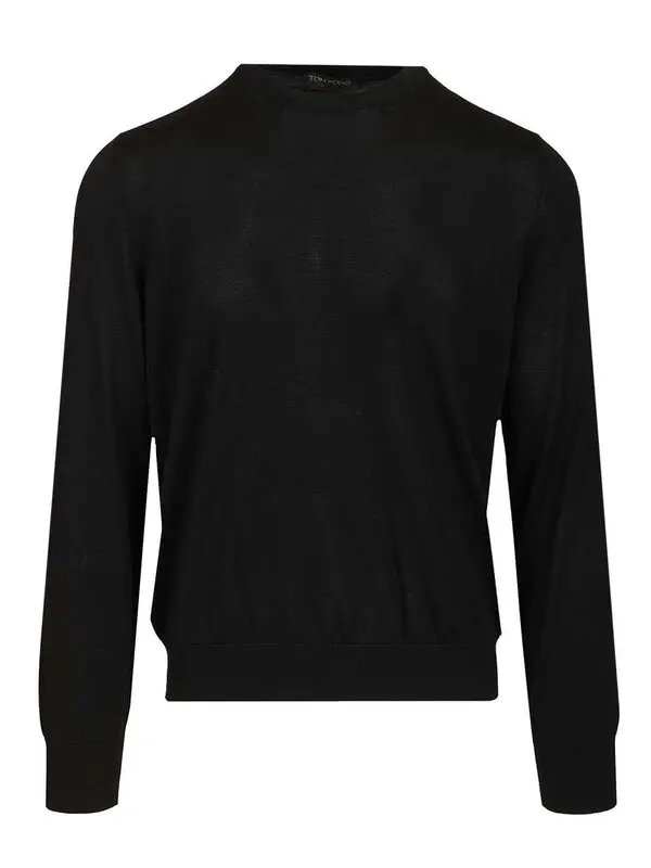 TOM FORD Silk Pullover - Black