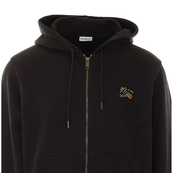 Burberry Check Knight Stamp Hoodie