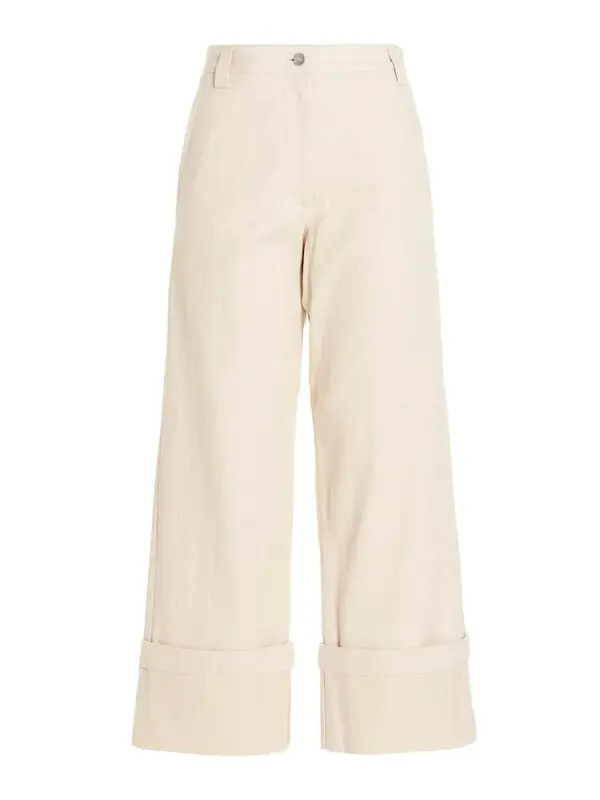 Moncler Flared Pants - White