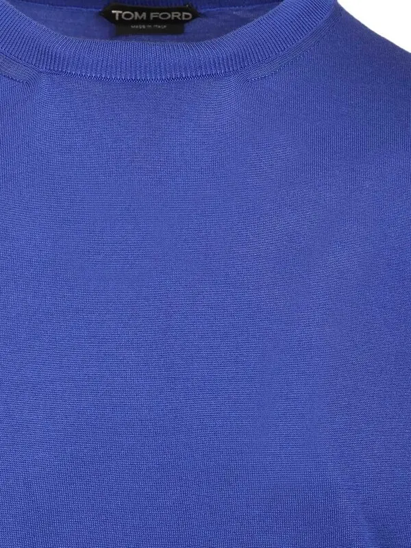 TOM FORD Silk Sweater - Blue
