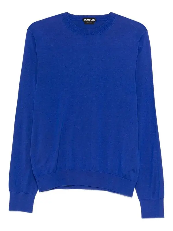 TOM FORD Silk Sweater - Blue