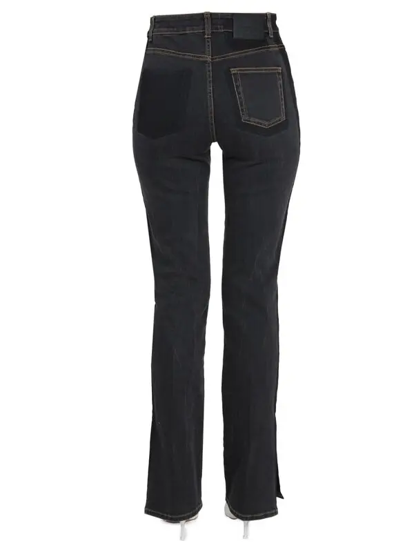 Alexander McQueen Jeans Wide Leg - Black
