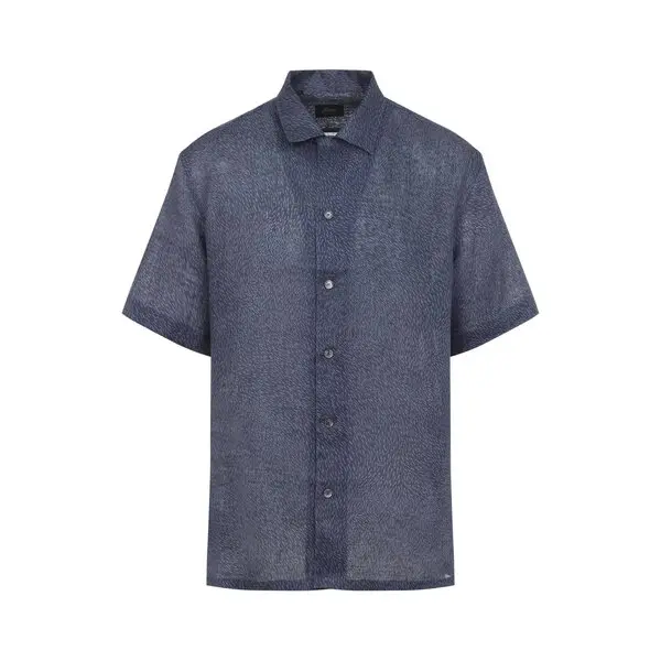 Brioni Cuban Shirt - Blue