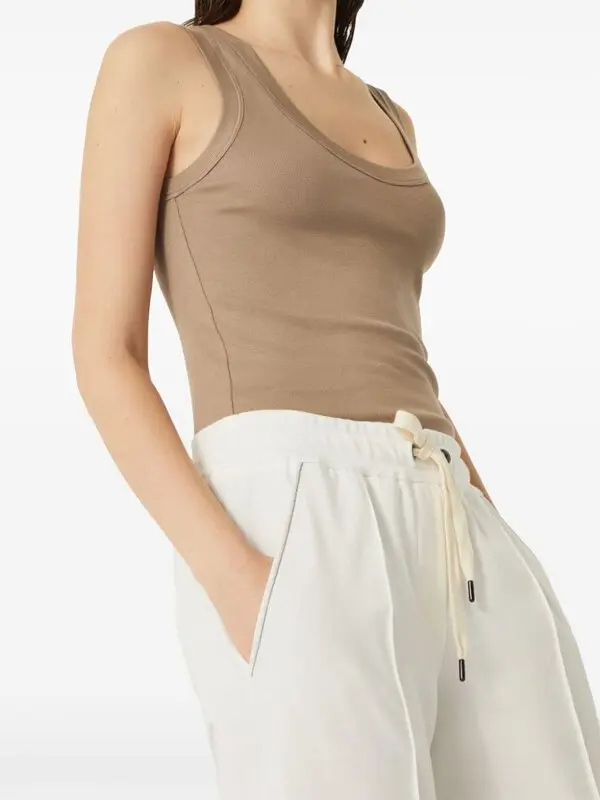 Brunello Cucinelli Cotton Drawstring Trousers - Multicolor