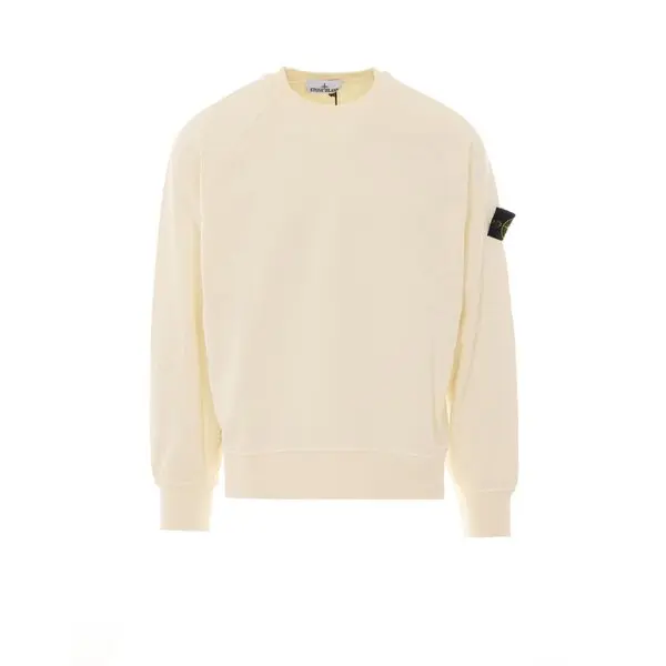 Stone Island Logo Sweatshirt - White