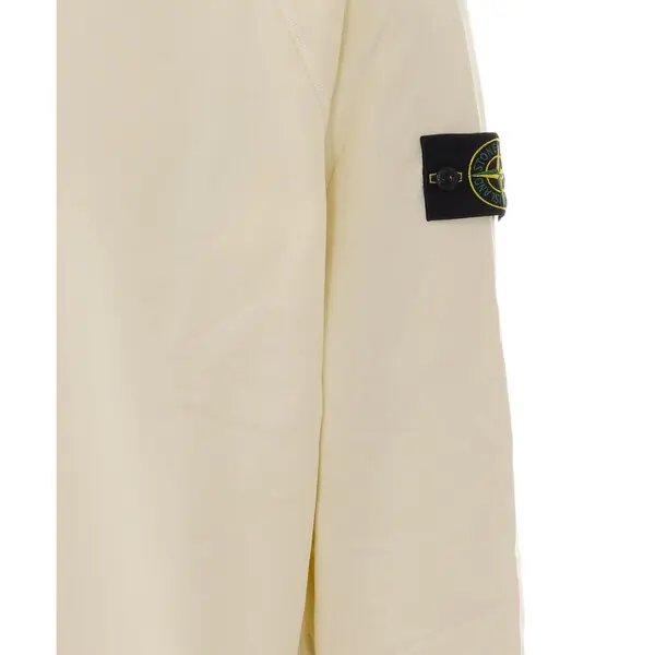 Stone Island Logo Sweatshirt - White