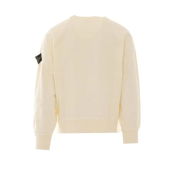 Stone Island Logo Sweatshirt - White