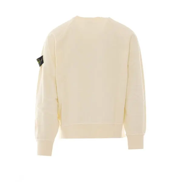 Stone Island Logo Sweatshirt - White