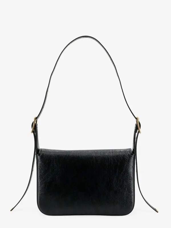 Balenciaga Clicca Arena Leather Medium Shoulder Bag