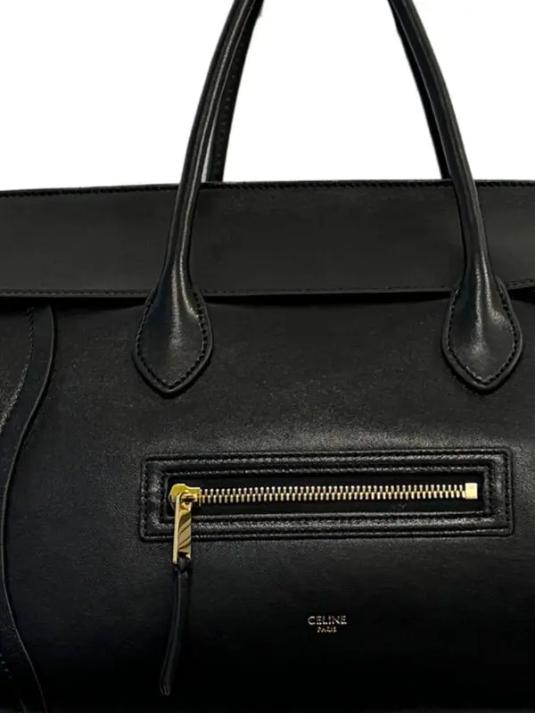 Celine Luggage Medium Leather Tote Bag - Multicolor