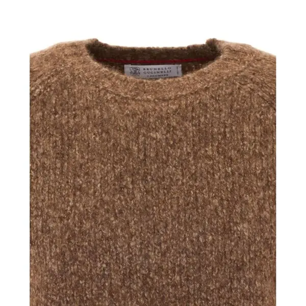 Brunello Cucinelli Silk And Cashmere Sweater - Cream