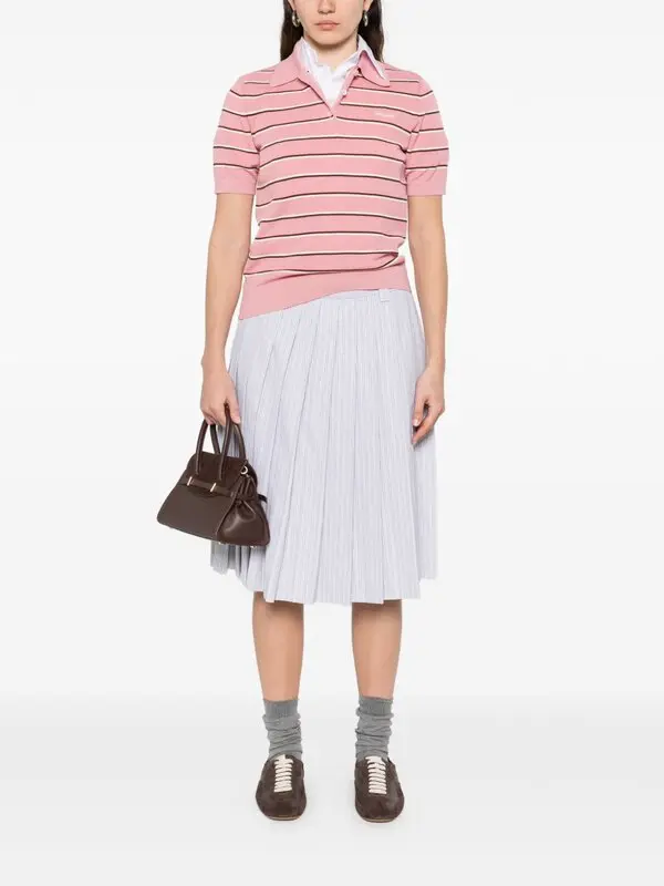 Miu Miu Cotton Midi Skirt