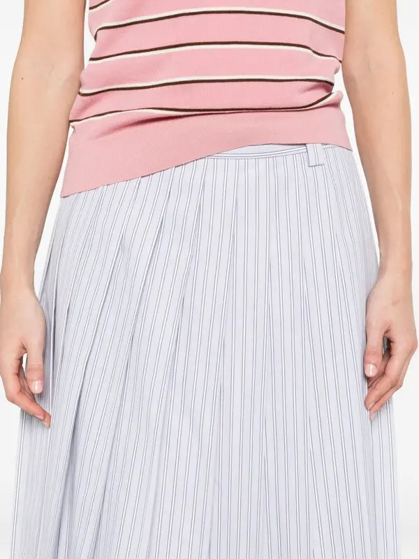 Miu Miu Cotton Midi Skirt