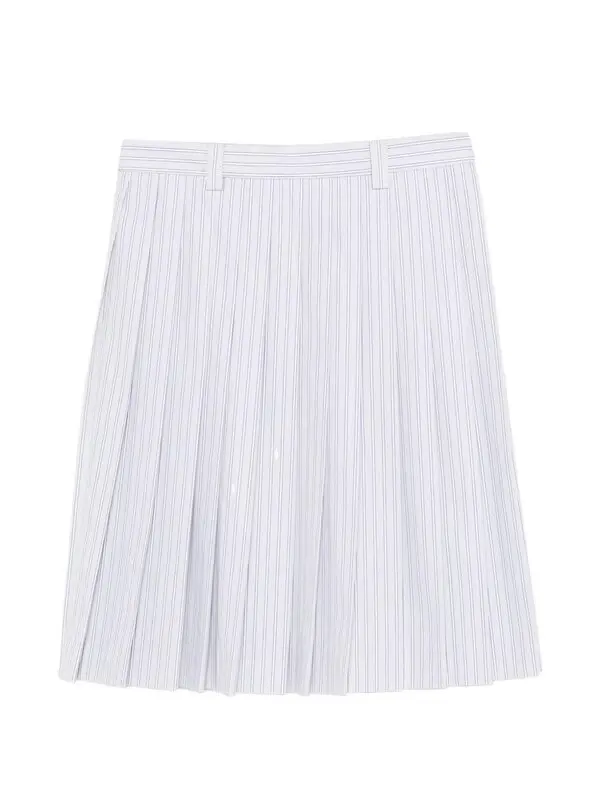Miu Miu Cotton Midi Skirt - Multicolor
