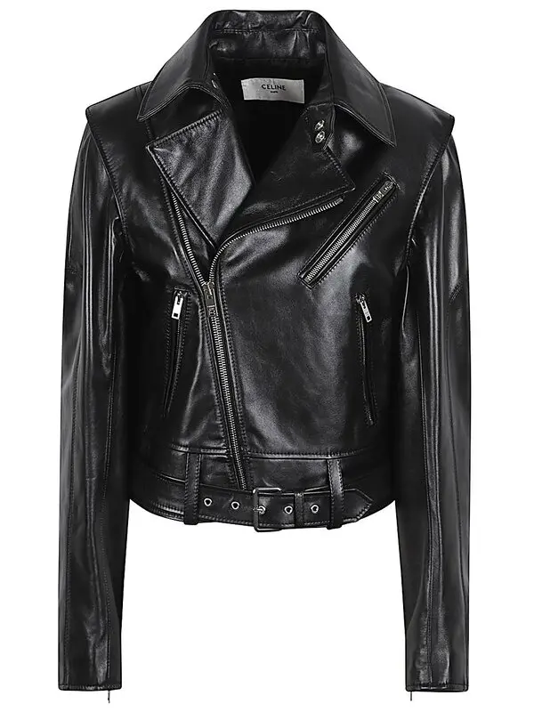 Celine Leather Biker Jacket