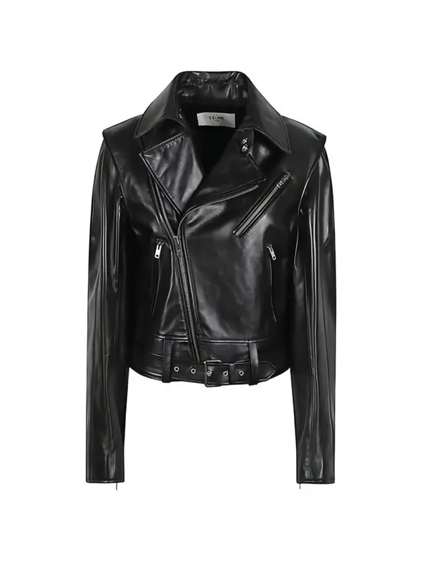 Celine Leather Biker Jacket