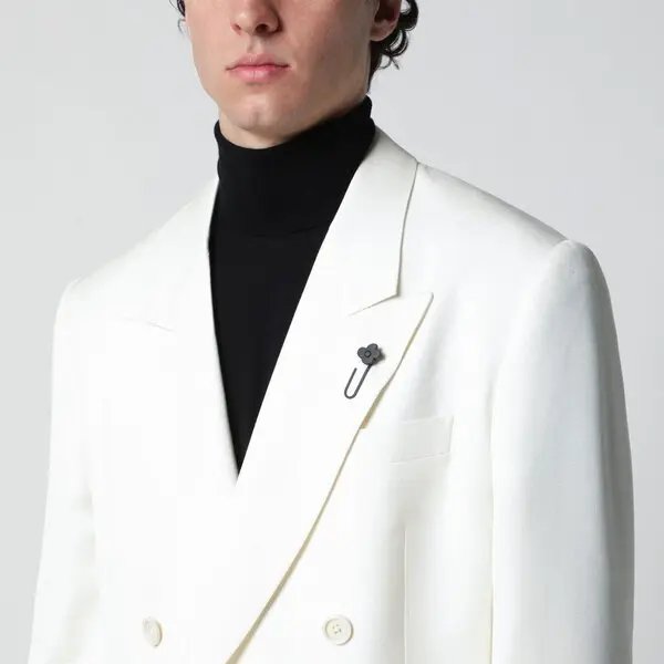LARDINI Viscose Double-breasted Suit
