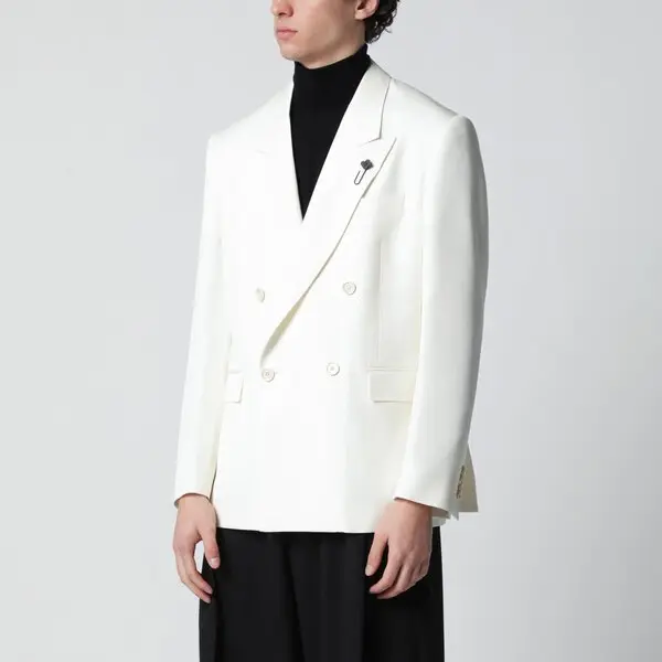 LARDINI Viscose Double-breasted Suit