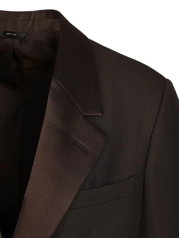 Fendi Wool Crepe Blazer