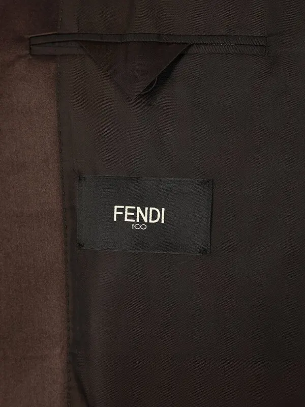 Fendi Wool Crepe Blazer