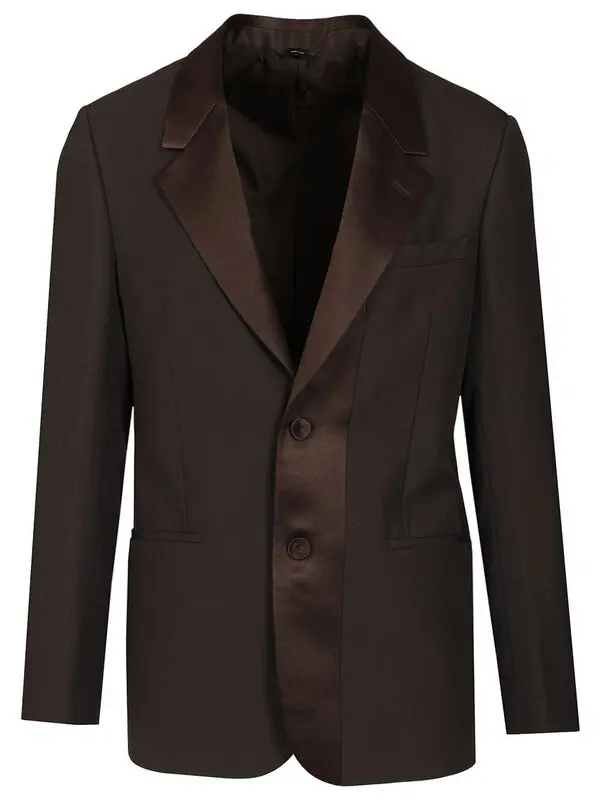 Fendi Wool Crepe Blazer