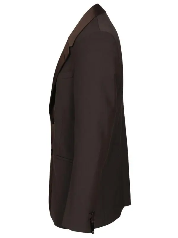 Fendi Wool Crepe Blazer