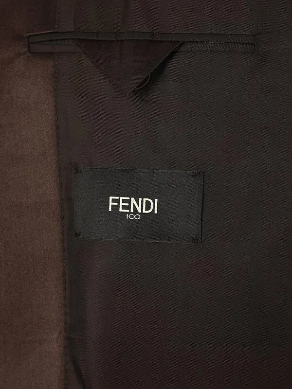 Fendi Wool Crepe Blazer
