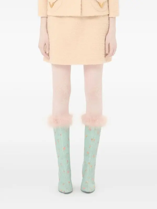 Valentino Garavani Vlogo Signature Wool Skirt - Multicolor