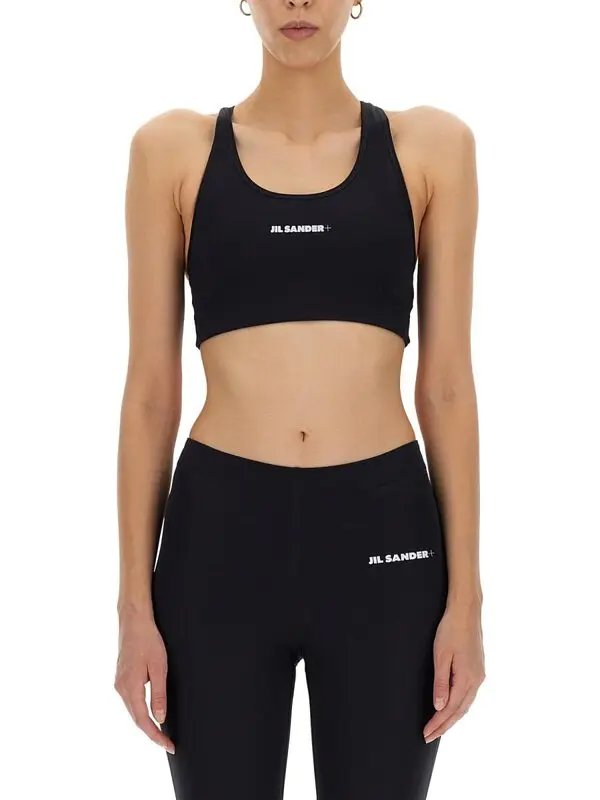 JIL SANDER Crop Top With Logo