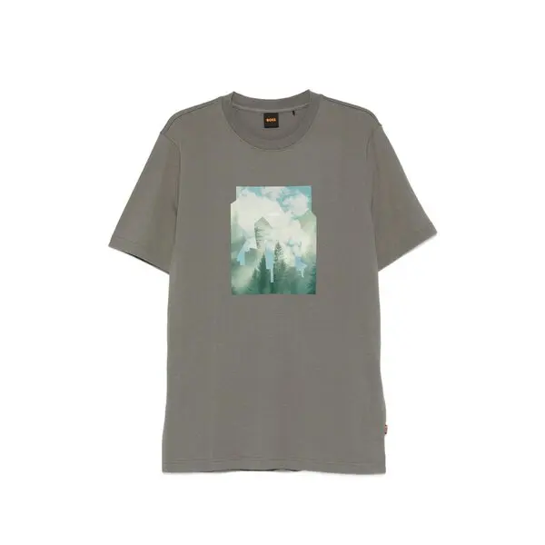 BOSS Grey T-shirts & Vests T-shirts