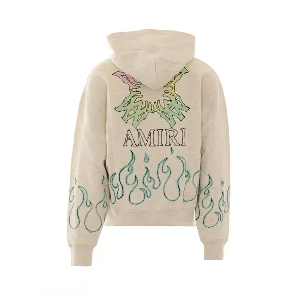 Amiri Ma Quad Flames Hoodie