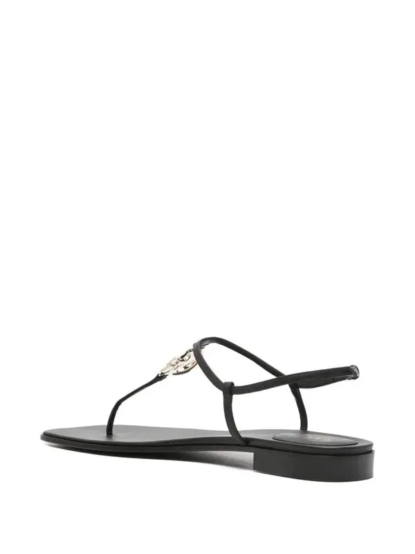Gucci Leather Flat Sandals - Multicolor