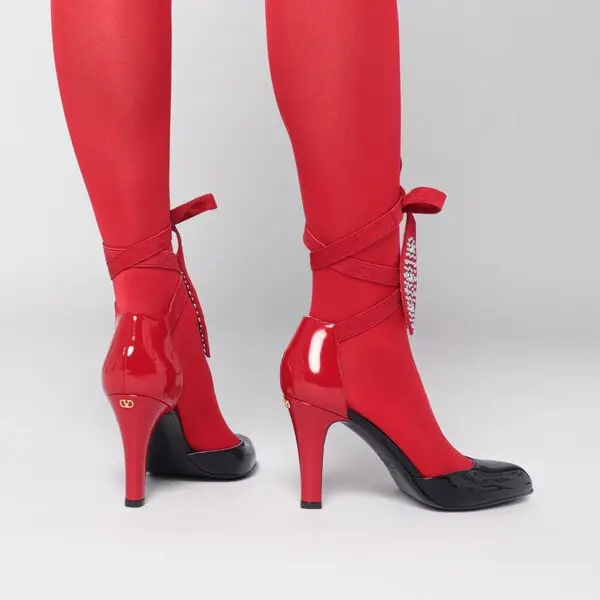Valentino Garavani Leather Décollet - Red
