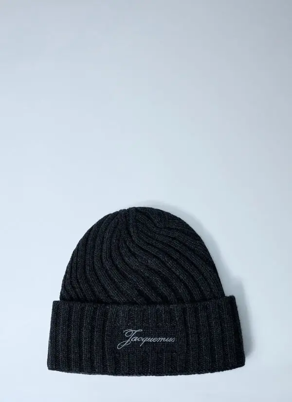 Jacquemus Beanie Hat - Gray