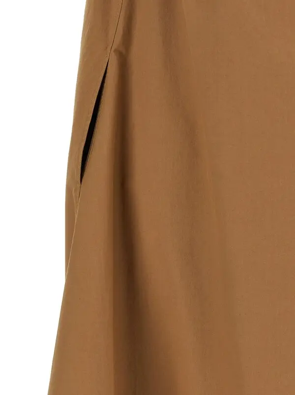 Saint Laurent Cotton Dress - Brown