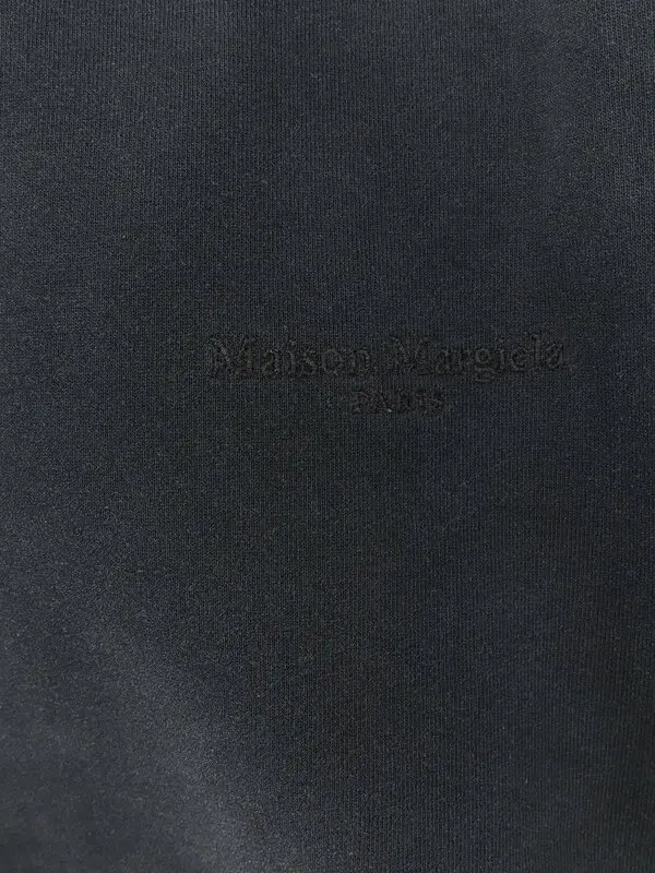 MAISON MARGIELA Cotton Sweatshirt With Front Embroidered Logo